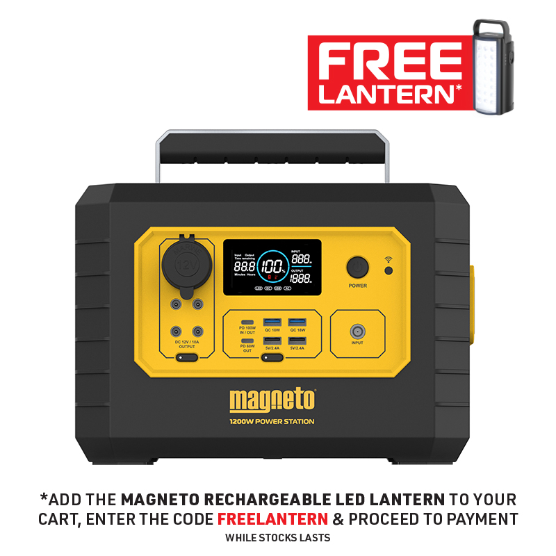 Magneto 1200W Portable Power Station - Tevo